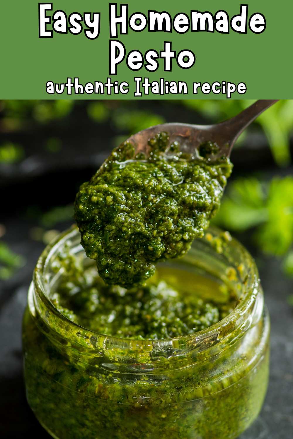 Authentic Italian Pesto Recipe - The Happier Homemaker