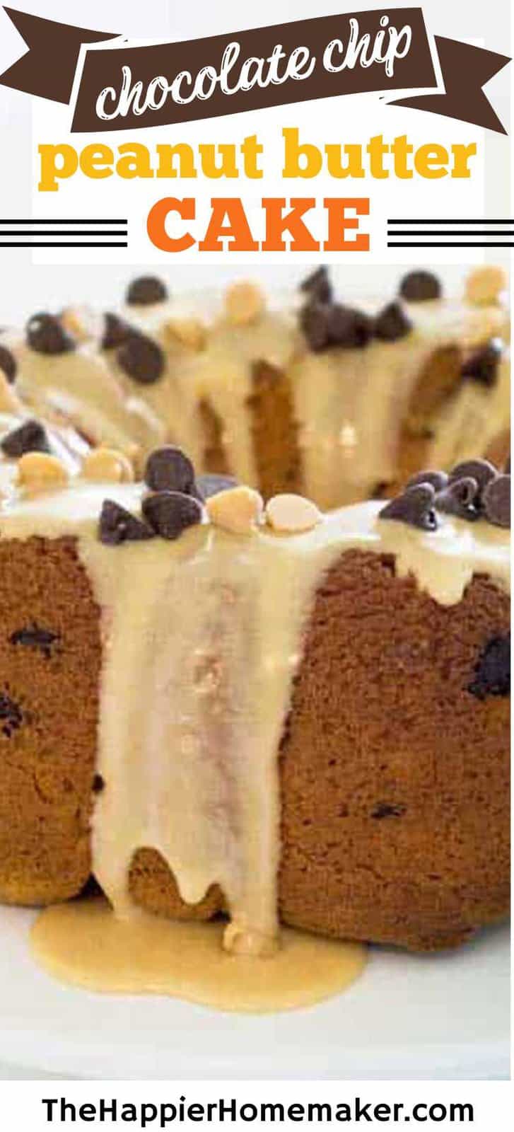 Chocolate Chip Peanut Butter Cake The Happier Homemaker 1174