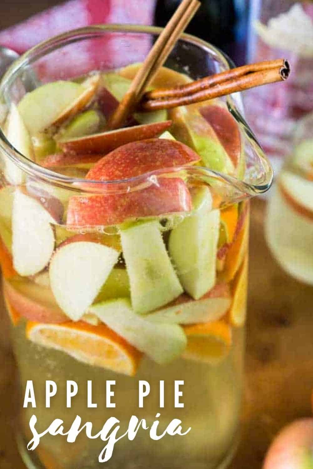 Apple Pie Sangria - The Happier Homemaker