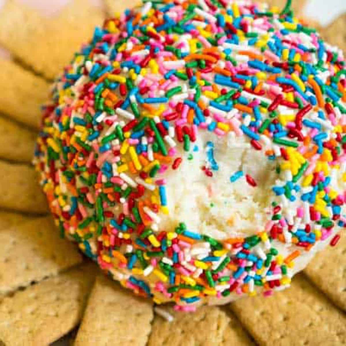 Funfetti Cheesecake Ball - The Happier Homemaker