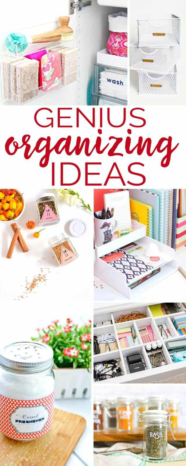 Genius Organizing Ideas | The Happier Homemaker
