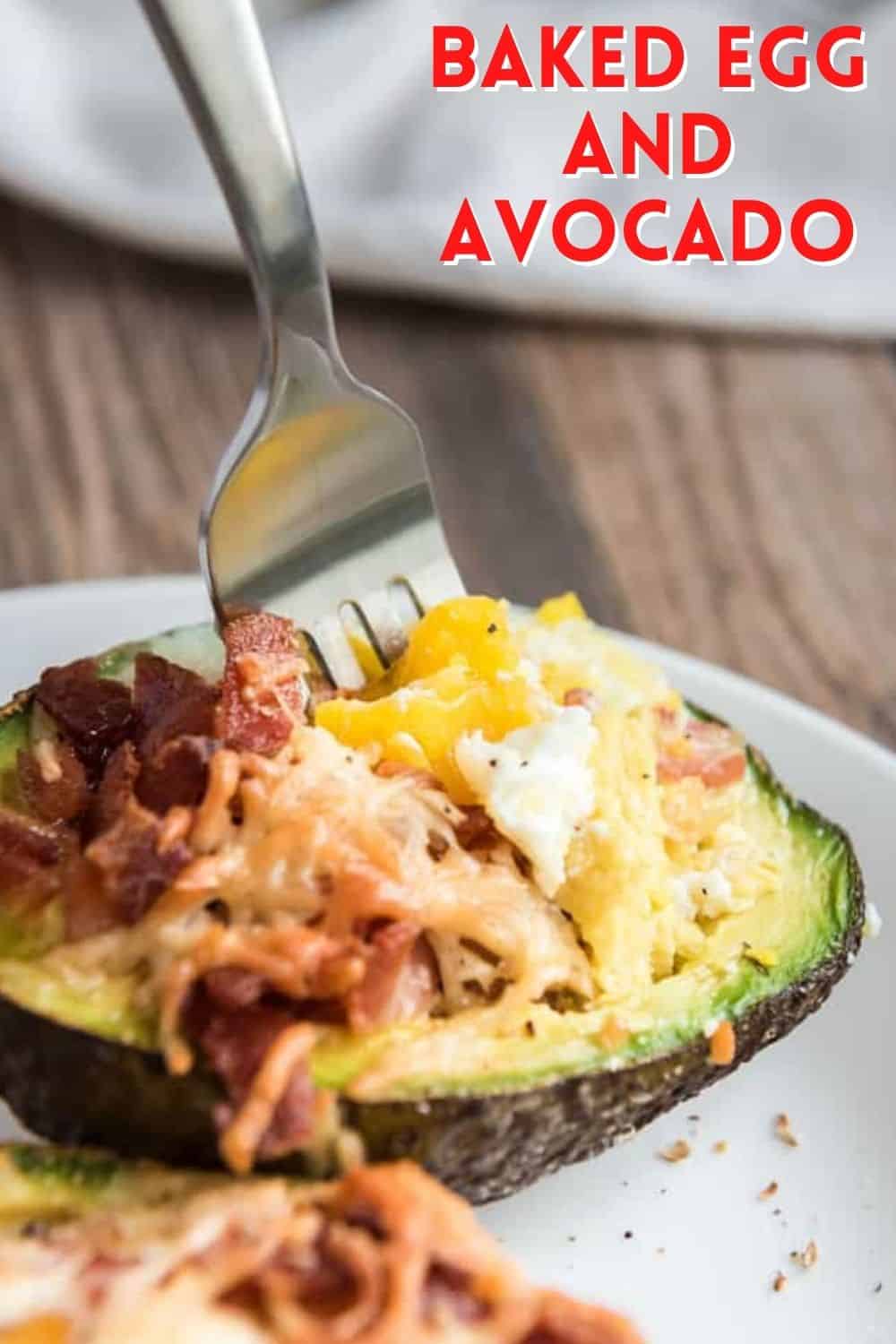 Baked Avocado & Egg with Bacon and Cheese | The Happier Homemaker