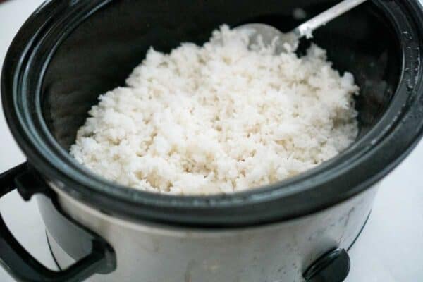 Easy Rice in a Slow Cooker - The Happier Homemaker