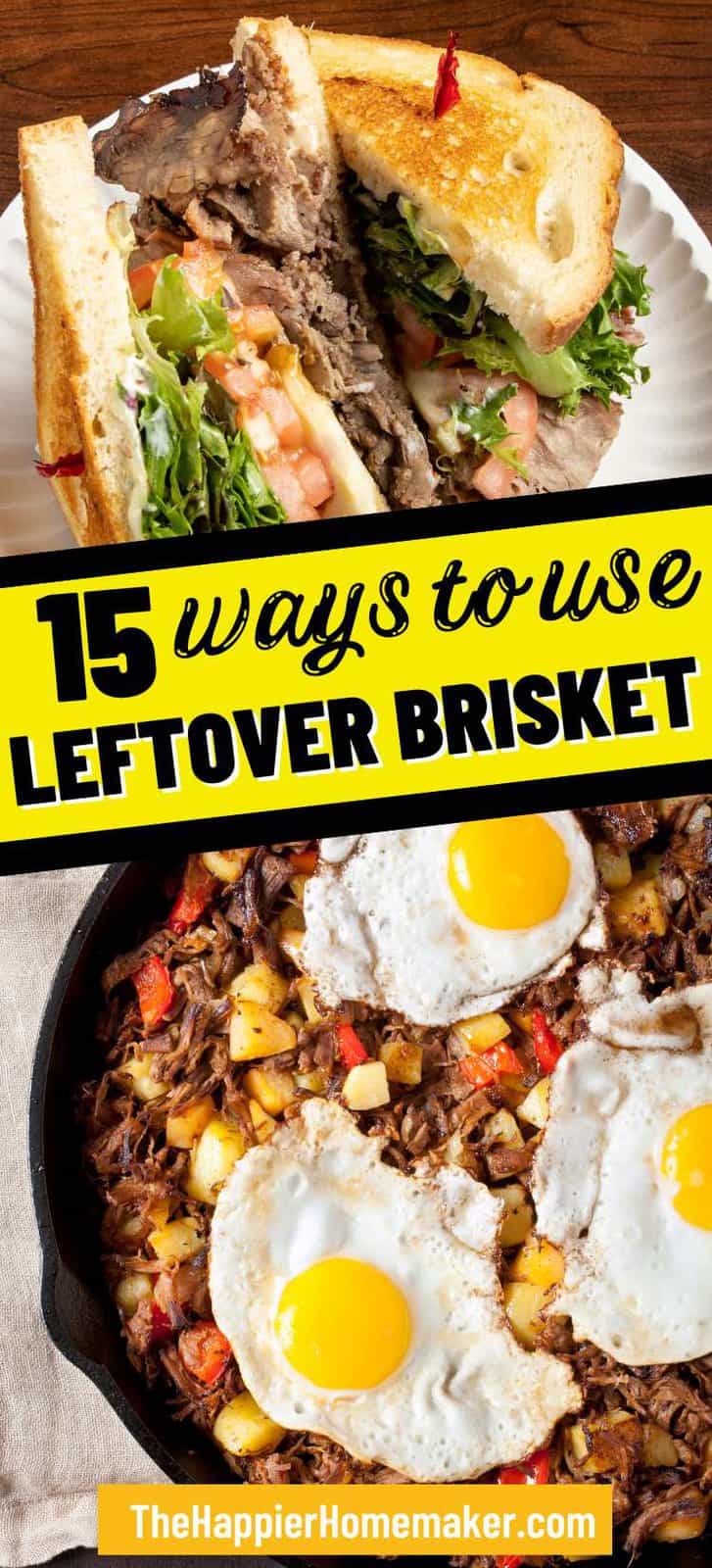 Best Leftover Brisket Recipes - 15 Tasty Ideas - The Happier Homemaker