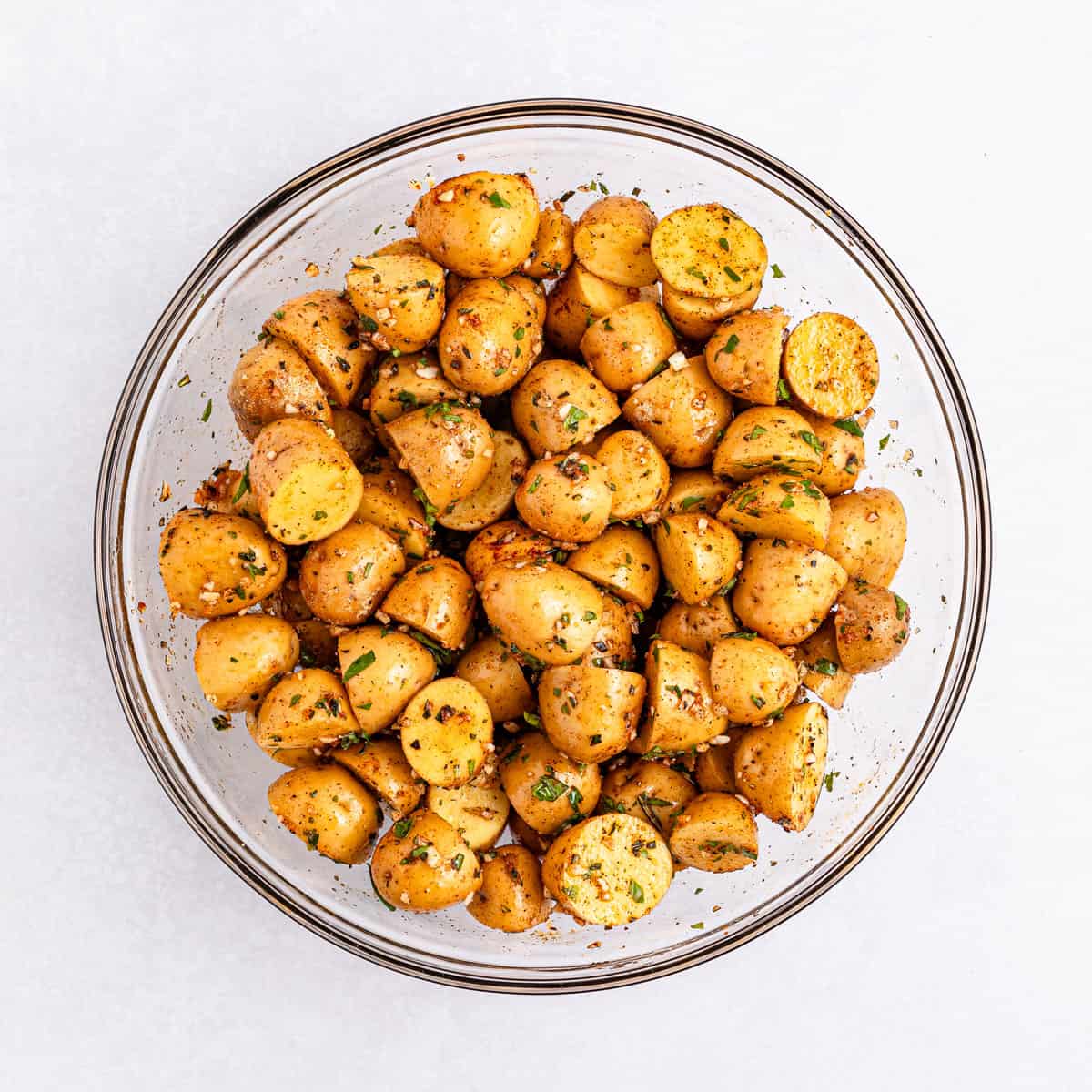 Roasted Baby Potatoes - The Happier Homemaker