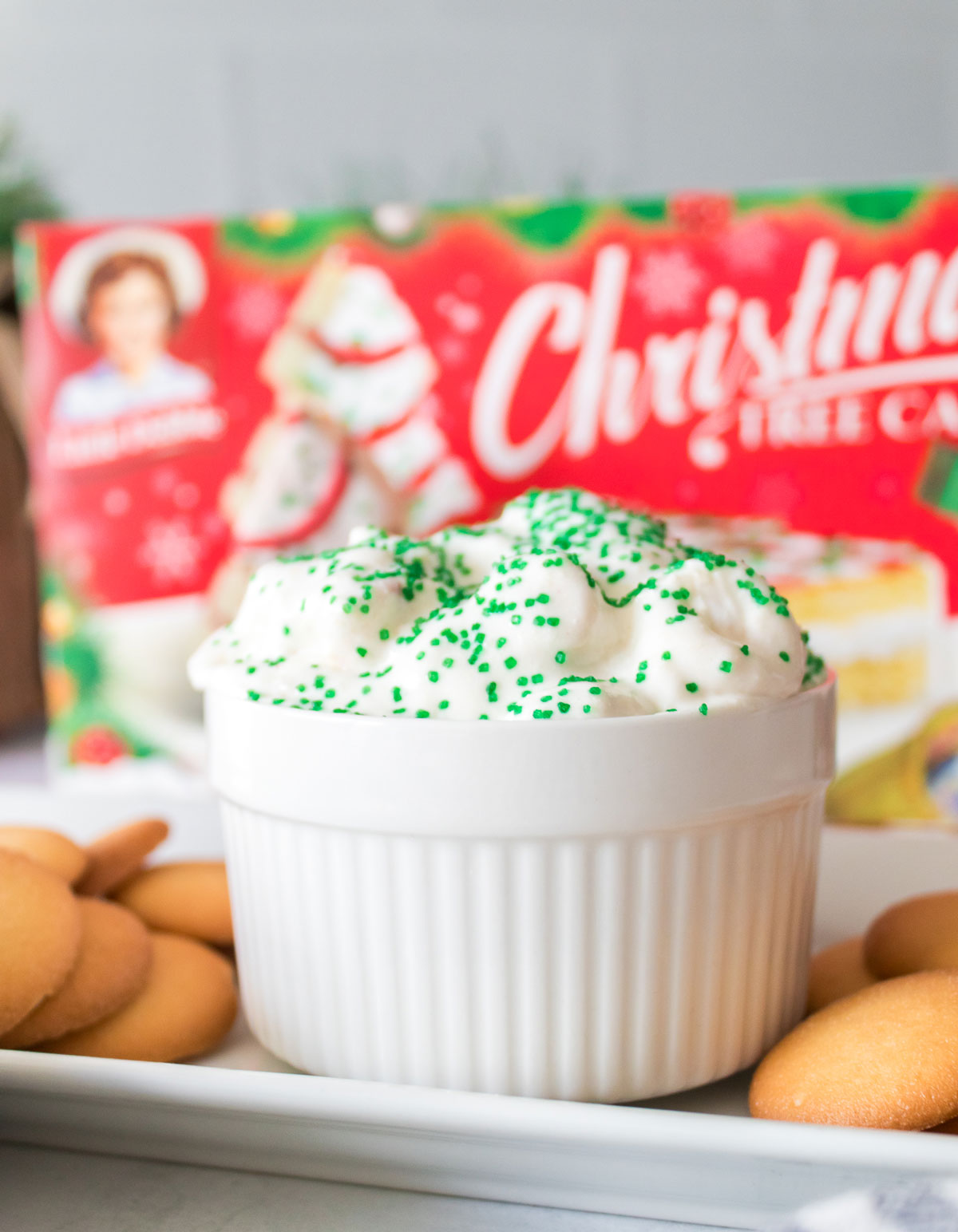 Little Debbie Christmas Tree Dip - The Happier Homemaker