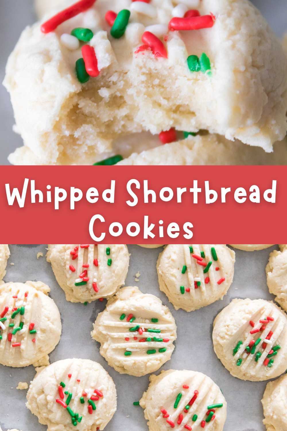 Whipped Shortbread Cookies - The Happier Homemaker