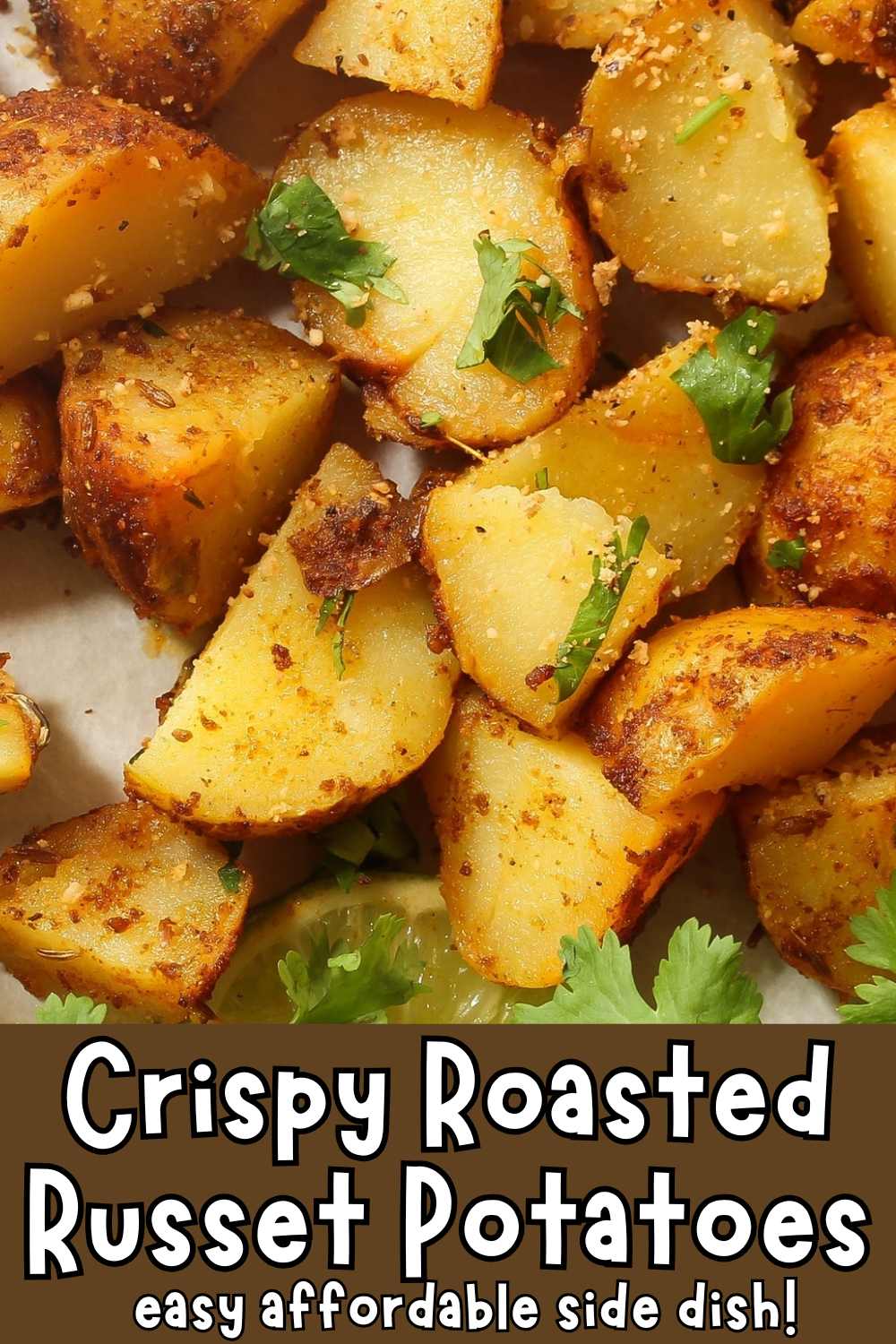 Roasted Russet Potatoes - The Happier Homemaker